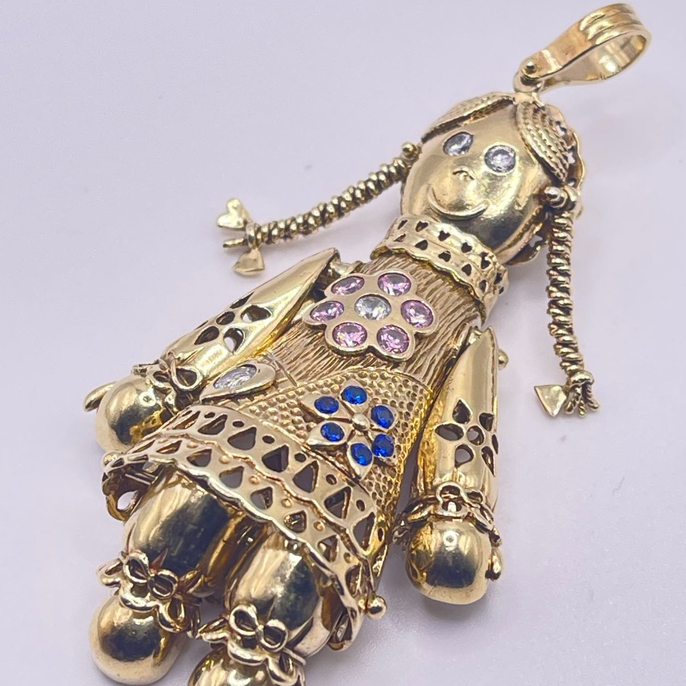 Pre-owned 9ct Ragdoll Pendant - Own4Less